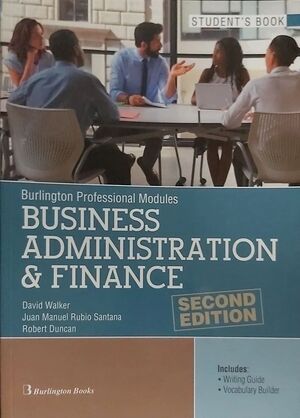 BUSINESS ADMINISTRATION & FINANCE. STUDENT'S BOOK (2ª EDIC). AA.VV ...